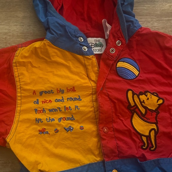 Disney | Jackets & Coats | Vintage Pooh Bear Baby Wind Jacket | Poshmark